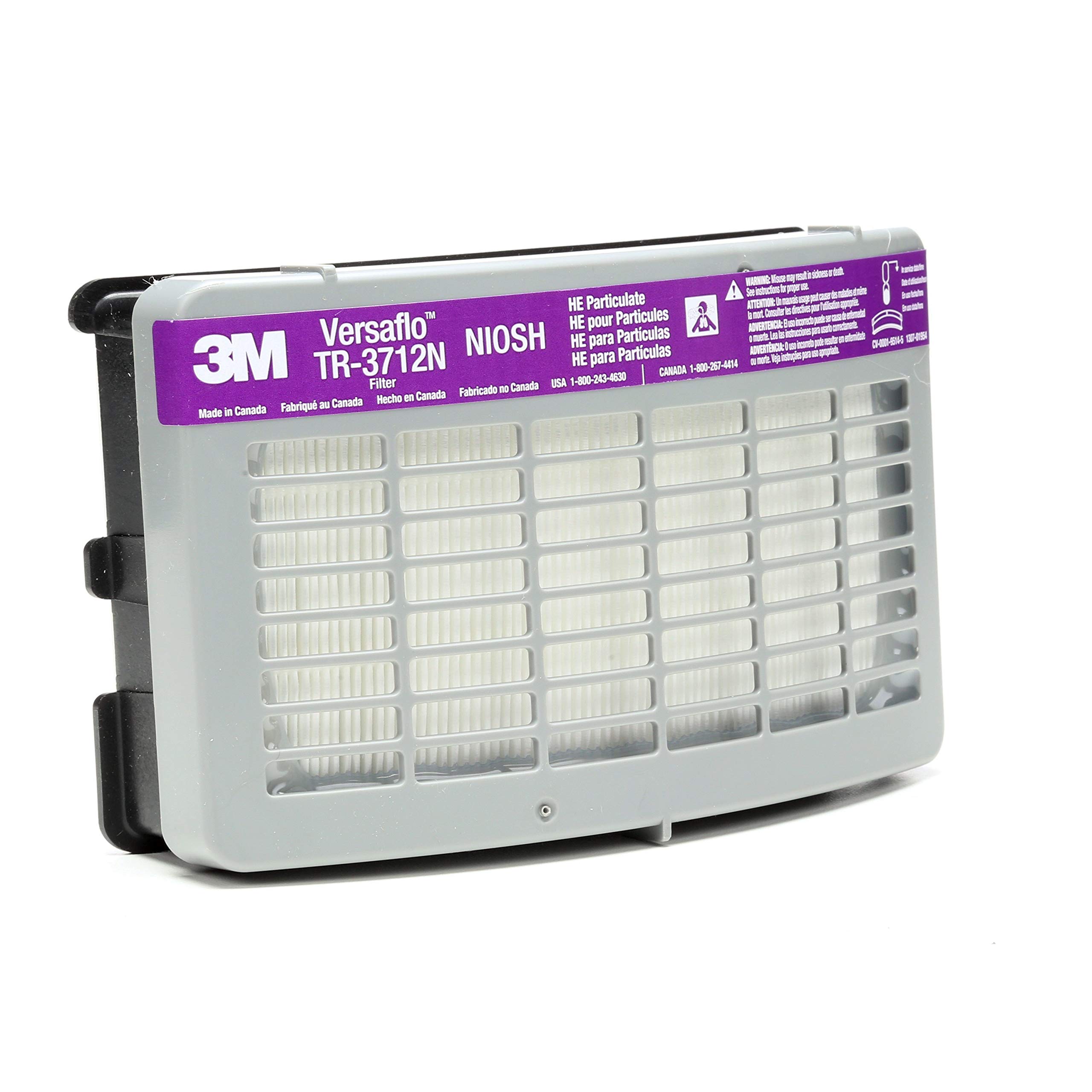 3M HE Filter TR-3712N, for Versaflo Powered Air Purifying Respirator TR-300 Series PAPR