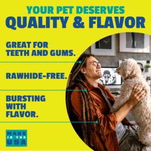 etta says! Flavor Fusion - All Natural Rawhide Free Chews for Dogs 2oz Chew - Duck and Pumpkin - Made in The USA (12 Count Pack of 1)