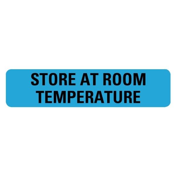 LabelValue.com | STORE AT ROOM TEMPERATURE Medical Labels LV-MQC16