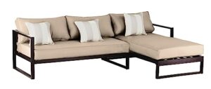 serta modern outdoor patio furniture collection with bronze metal frame finish, sectional