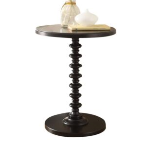 acme acton end table in black