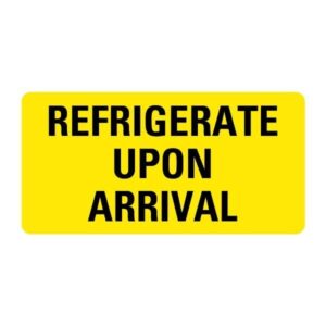 labelvalue.com | refrigerate upon arrival medical labels lv-mqc12