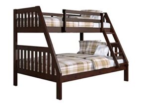 donco kids austin mission twin over full cappuccino bunkbed