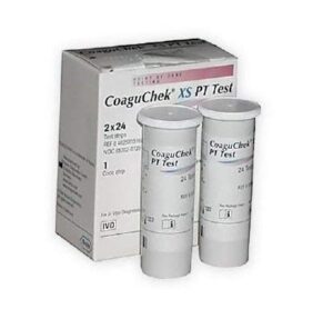 roche diagnostics 04625315160 coaguchek® xs coagulation test strip (pack of 48)