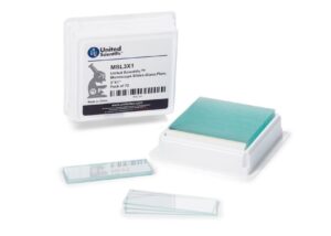 united scientific supplies msl3x1 glass microscope slides, 3" x 1" (pack of 72)