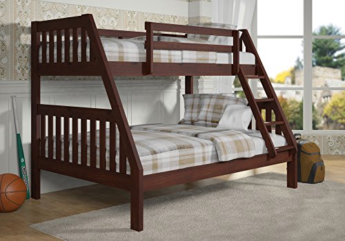 Donco Kids Austin Mission Twin Over Full Cappuccino Bunkbed