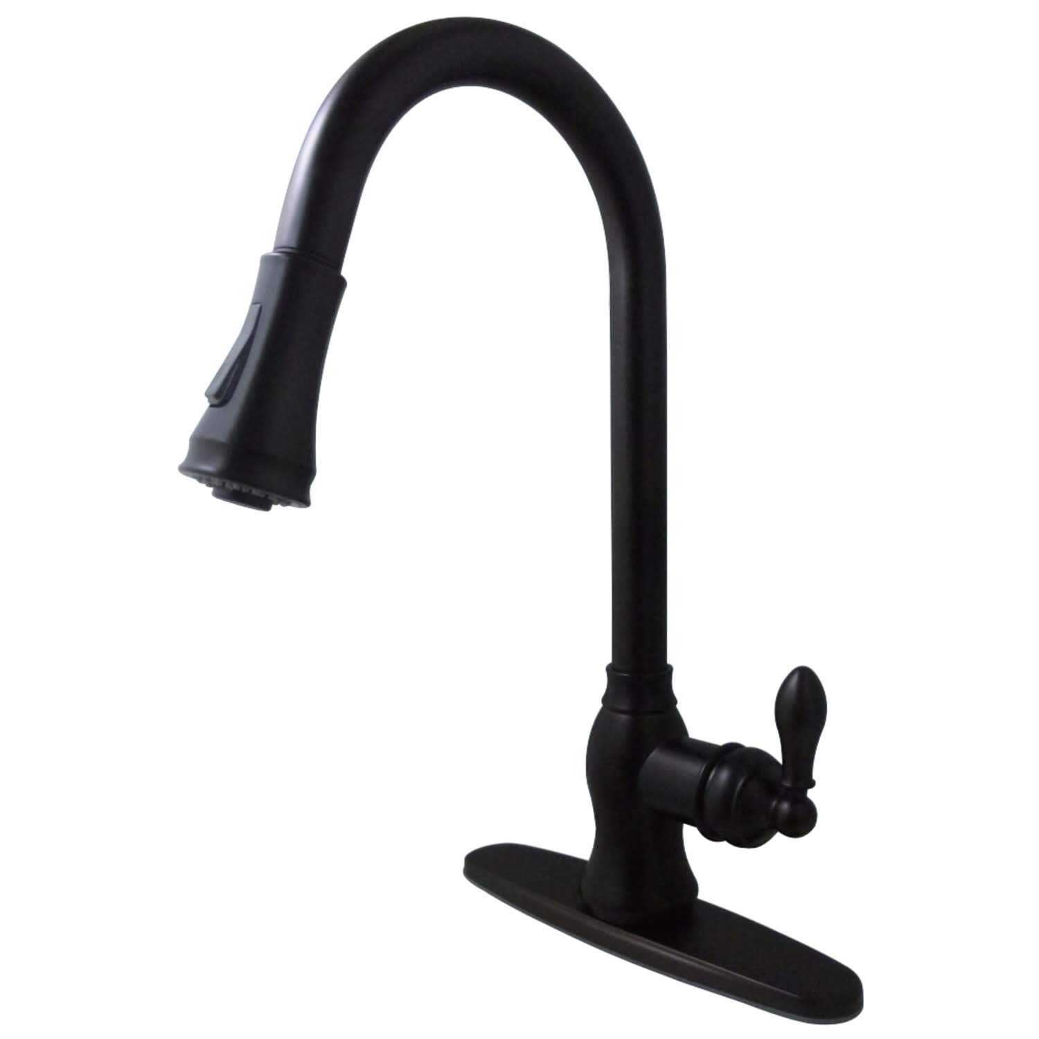 Kingston Brass Gsy7775Acl American Classic Kitchen Faucet, 8-3/4" in Spout Reach, Oil Rubbed Bronze