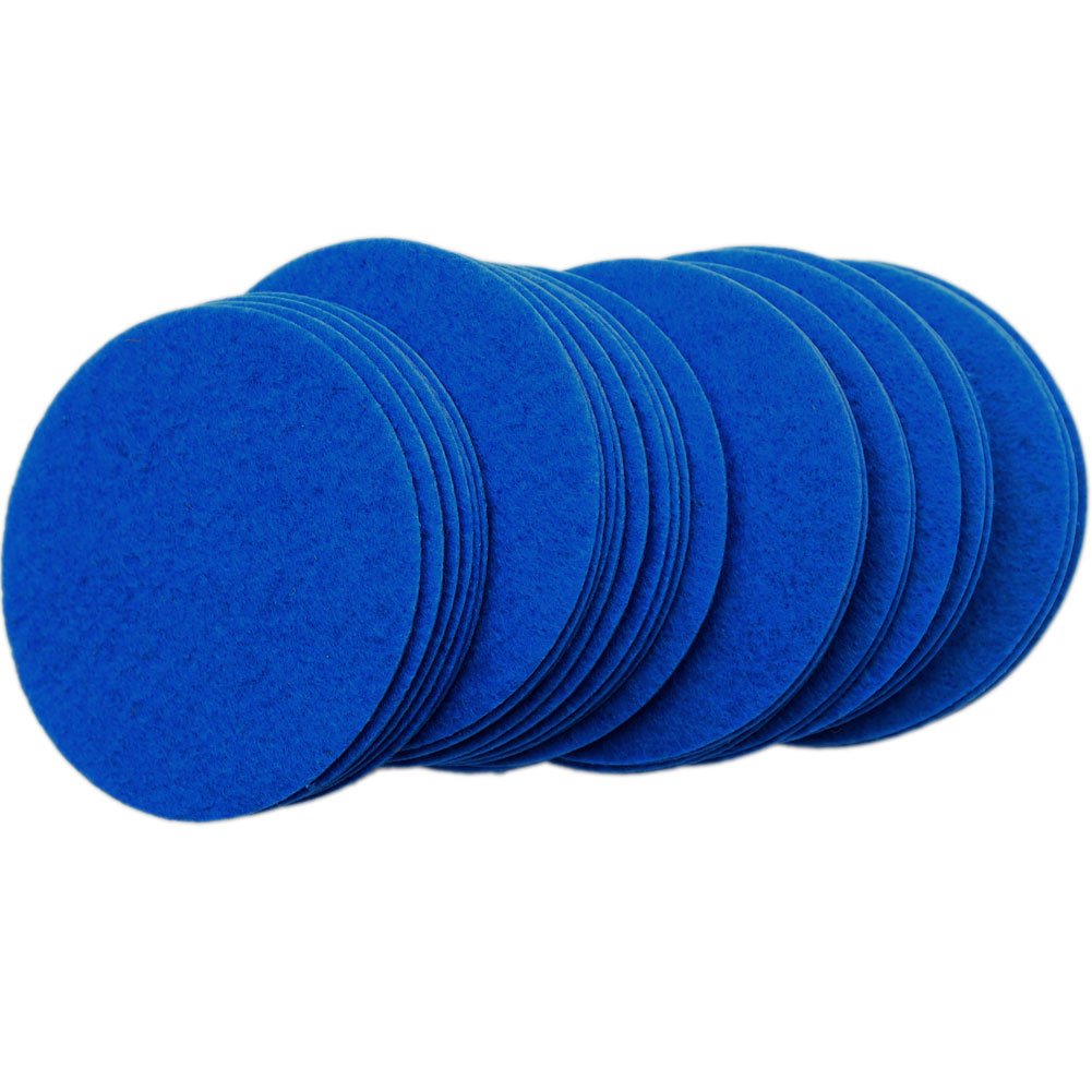 Playfully Ever After 3 Inch Blue 30pc Stiff Felt Circles