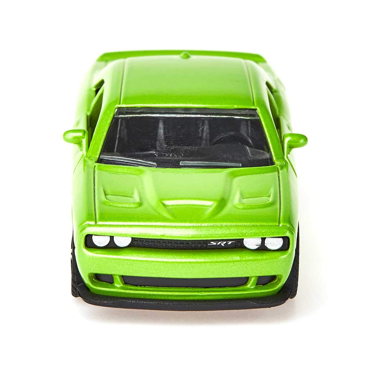 Siku 1408, Dodge Challenger SRT Hellcat, Metal/Plastic, Green, Opening Doors, Toy car for Children