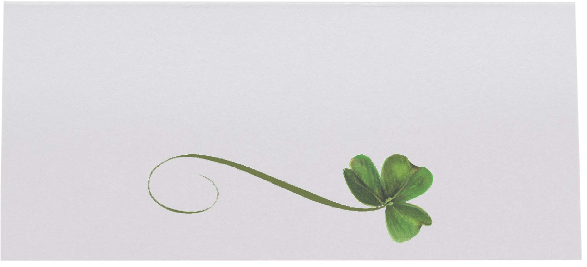 Shamrock Printable Place Cards, Set of 60 (10 Sheets), Laser & Inkjet Printers - Wedding, Party, Dinner, and Special Events - Made in the USA