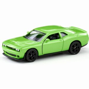 Siku 1408, Dodge Challenger SRT Hellcat, Metal/Plastic, Green, Opening Doors, Toy car for Children