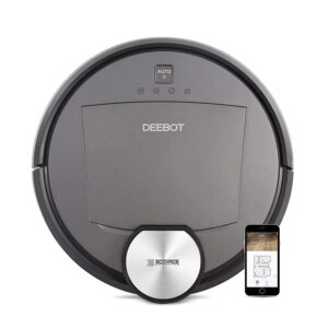 ecovacs deebot r95 robotic vacuum with the latest mapping technology, perfect for bare floors and carpets, and homes with pets, wifi enabled, compatible with alexa