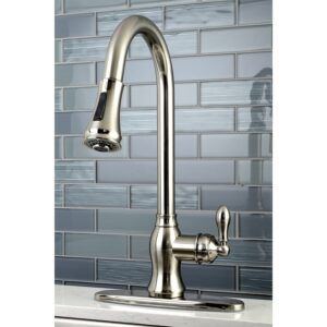 Kingston Brass Gsy7775Acl American Classic Kitchen Faucet, 8-3/4" in Spout Reach, Oil Rubbed Bronze