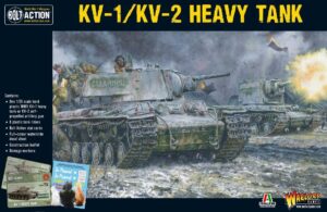 warlord bolt action soviet kv1/2 heavy tank 1:56 wwii military wargaming plastic model kit, small