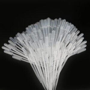 100 Pcs 5ML Plastic Transfer Pipettes for Essential Oils,Liquids,Graduated