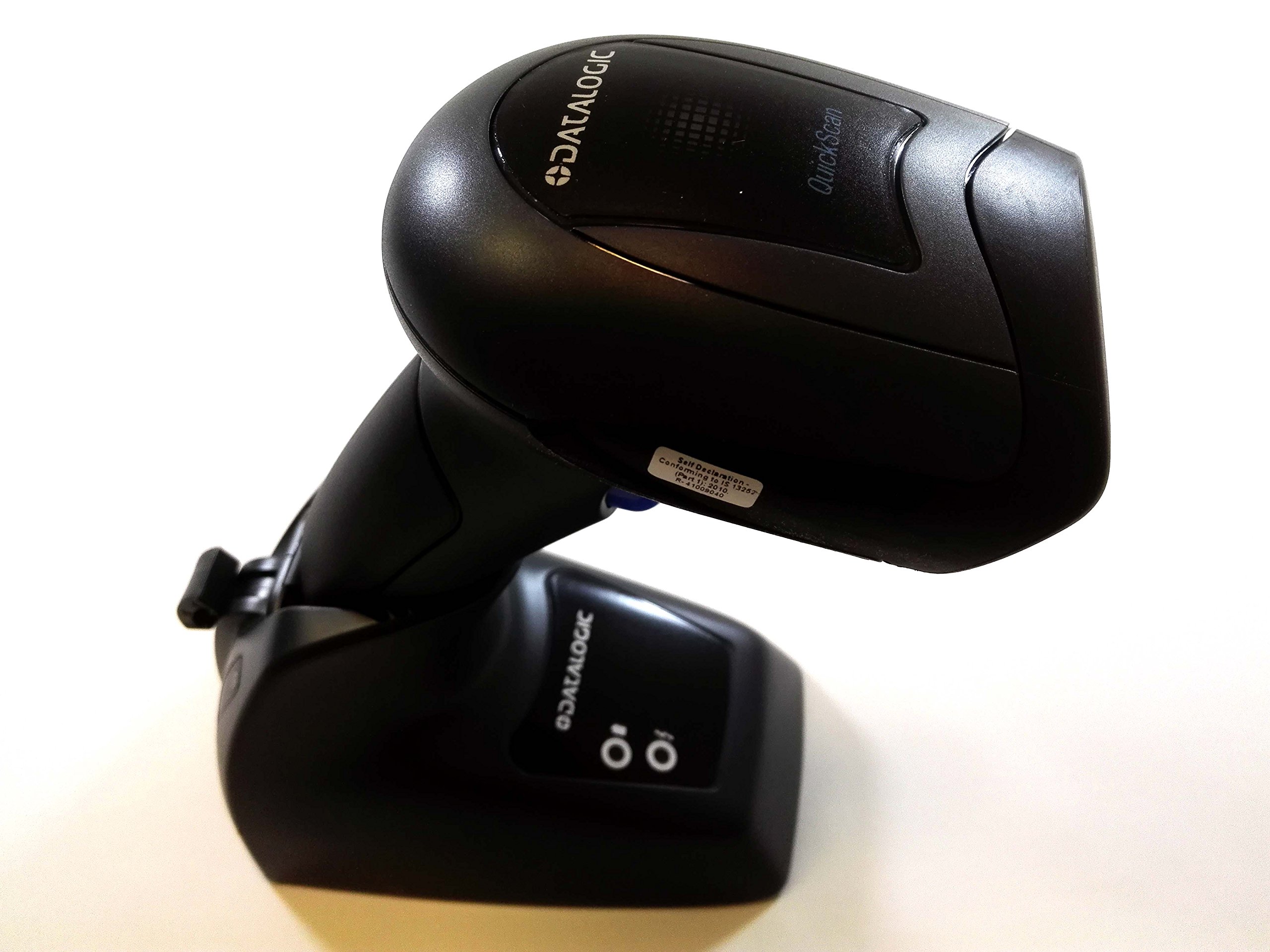 Datalogic QuickScan QBT2430 Bluetooth Cordless Barcode Scanners (2D, 1D and Postal Codes), Includes Cradle and USB Cable