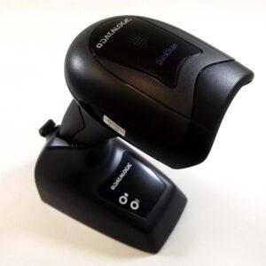 Datalogic QuickScan QBT2430 Bluetooth Cordless Barcode Scanners (2D, 1D and Postal Codes), Includes Cradle and USB Cable