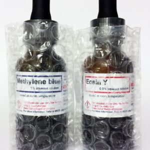 30 ML (1 oz) Methylene Blue and Eosin Y Solutions in Amber Glass Dropper Bottles (for Microscopy)