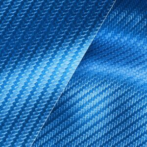 vvivid blue metallic carbon fiber weatherproof faux leather finish marine vinyl fabric (5ft x 54")