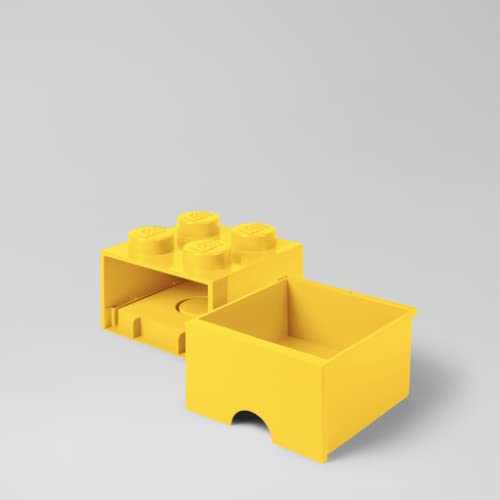 LEGO Brick Drawer 4 Bright Yellow