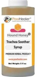 pawhealer® hound honey: trachea soother syrup - 150 ml (5 fl oz) - natural herbal remedy for symptoms of collapsed trachea - tastes good - easy to administer