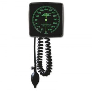 adc 750w-11abk aneroid sphygmomanometer, adult, black