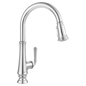 american standard 4279300.002 delancey pull-down kitchen faucet with sprayer chrome