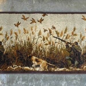 Duck Bird Hunting Scene Area Rug (2 Feet 2 Inch X 7 Feet 2 Inch Runner)