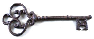 nadoba iron decorative skeleton key