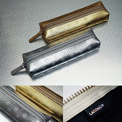 Laconic LSG07-200SV Pen Pouch, Dots, Silver