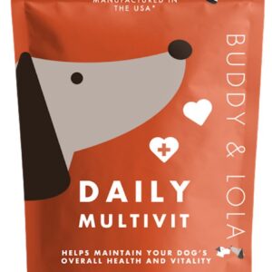 Multivitamin Chews Treats for Dogs - Daily Dog Vitamins - Great Nutrition for Picky Eaters, Dogs Love Them