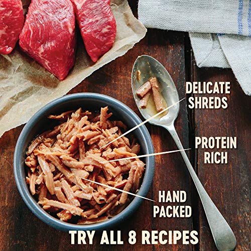 Wellness CORE Grain-Free Signature Selects Wet Cat Food, Natural Pet Food Made with Real Meat (Shredded Chicken & Beef Entrée, 2.8 Ounces) (Pack of 12)