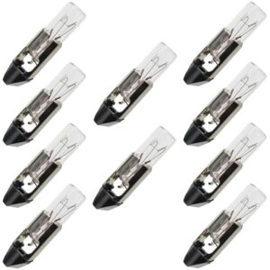 industrial performance 120psb, 3 watt, t2, slide base (ts5) base light bulb (10 bulbs)