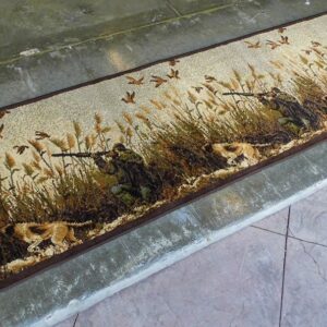 Duck Bird Hunting Scene Area Rug (2 Feet 2 Inch X 7 Feet 2 Inch Runner)