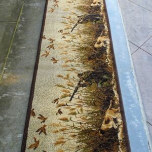 Duck Bird Hunting Scene Area Rug (2 Feet 2 Inch X 7 Feet 2 Inch Runner)