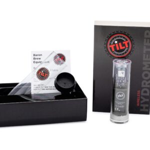 Tilt Wireless Black Hydrometer and Thermometer: Patented Brewing Technology for Precision Monitoring & Control for Fermentation of Beer, Wine, Cider, Mead & More