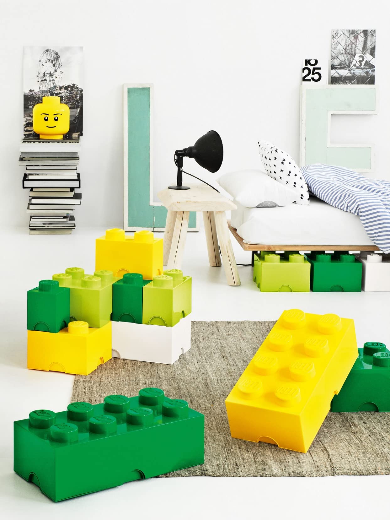 LEGO Brick Drawer 4 Bright Yellow