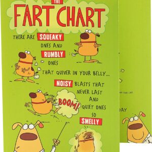 UK Greetings Birthday Card for Him/Friend - Funny Fart Design