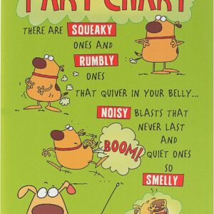 UK Greetings Birthday Card for Him/Friend - Funny Fart Design