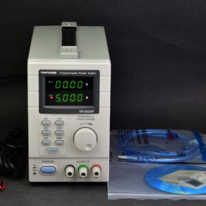 Tekpower TP3005P Programmable Linear Type Variable Regulated DC Power Supply, 0-30V at 0-5A