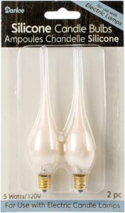 silicone pearlized gold bulbs 2/pkg-5w