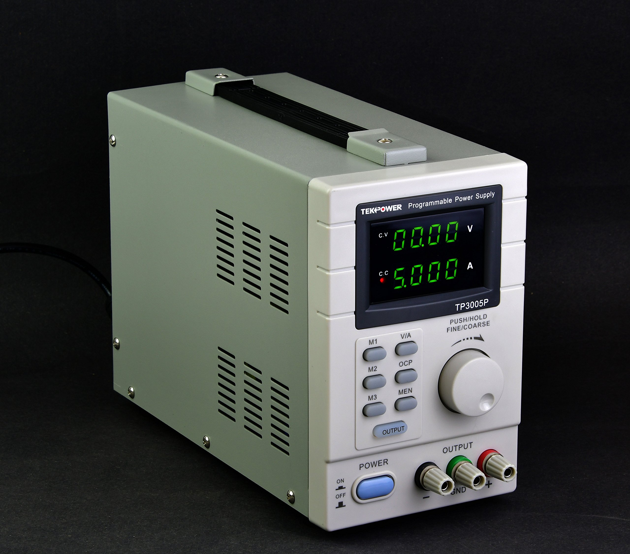 Tekpower TP3005P Programmable Linear Type Variable Regulated DC Power Supply, 0-30V at 0-5A