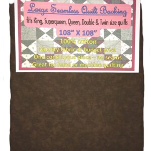 Quilt Backing, Large, Seamless, C44395-714, Partridge Brown, from AQCO