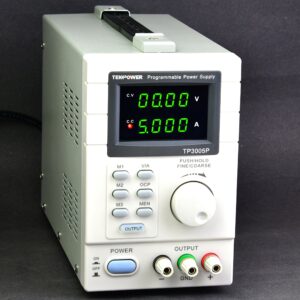 Tekpower TP3005P Programmable Linear Type Variable Regulated DC Power Supply, 0-30V at 0-5A