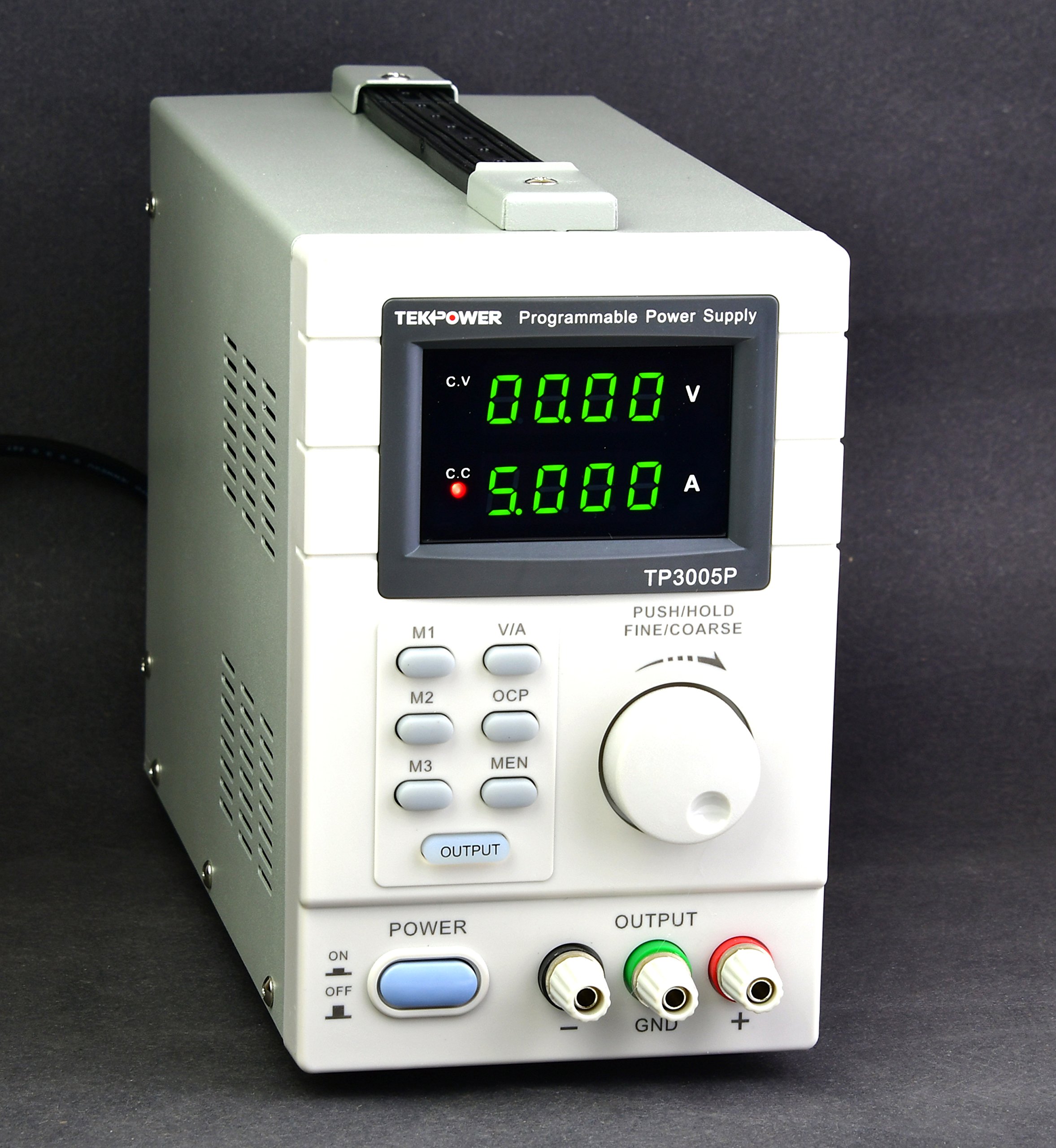 Tekpower TP3005P Programmable Linear Type Variable Regulated DC Power Supply, 0-30V at 0-5A