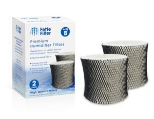 fette filter - hwf-64 humidifier filter b wick replacement compatible with holmes hwf64 filter b for models hm-1645 hm-1730 hm-1745 hm-1750 hm-2200 & bionaire bwf-64 includes 2 qty.