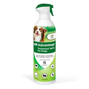 advantage dog flea treatment spray | kills fleas & ticks | dog flea spray | 8 oz.