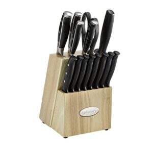 Cuisinart C77TRN-15P Nitrogen Collection 15-Piece Knife Block Set, Black