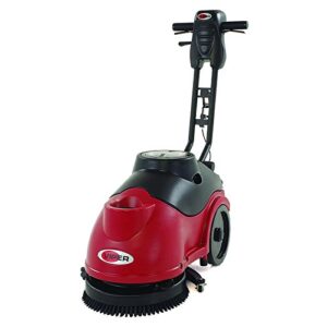 viper cleaning equipment fang15b 15" automatic micro scrubber, fang series, 3.5 gal, 20" parabolic squeegee, two agm 33 a/h batteries, 5 amp charger