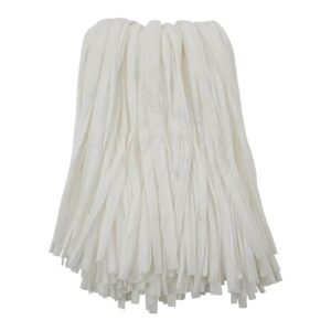 boardwalk cut-end wet mop head, rayon, no. 24, white, 12/carton